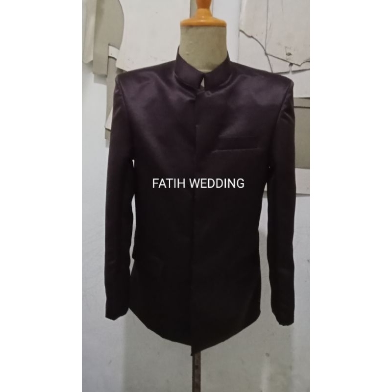 Jual Beskap bapak/Beskap besan/beskap kancing dalam/beskap warna coklat ...
