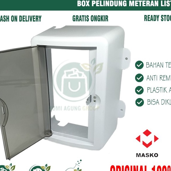 Jual Kilat BOX KWH PELINDUNG PENGAMAN METERAN LISTRIK TOKEN MASKO TEBAL ...