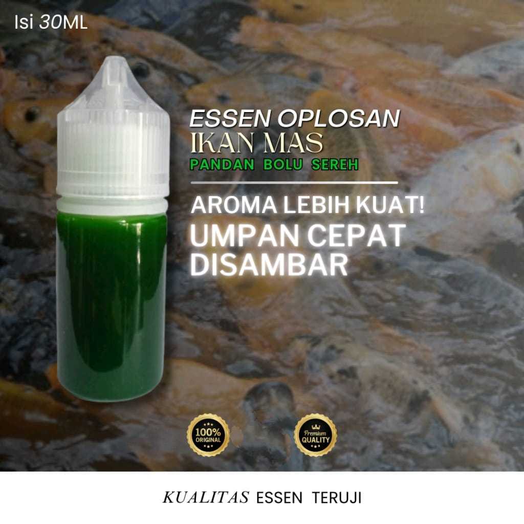 Jual Essen Oplosan Khusus Ikan Mas Aroma Pandan Bolu Sereh 30ML ...
