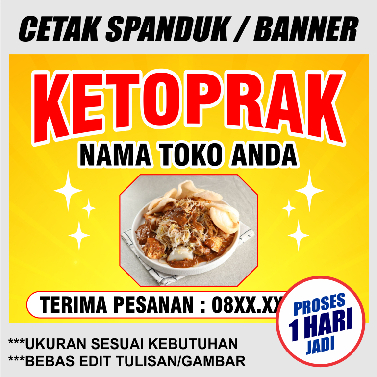 Jual spanduk banner ketoprak benner ketoprak custom bebas edit tulisan ... Jual spanduk banner ketoprak benner ketoprak custom bebas edit tulisan ...