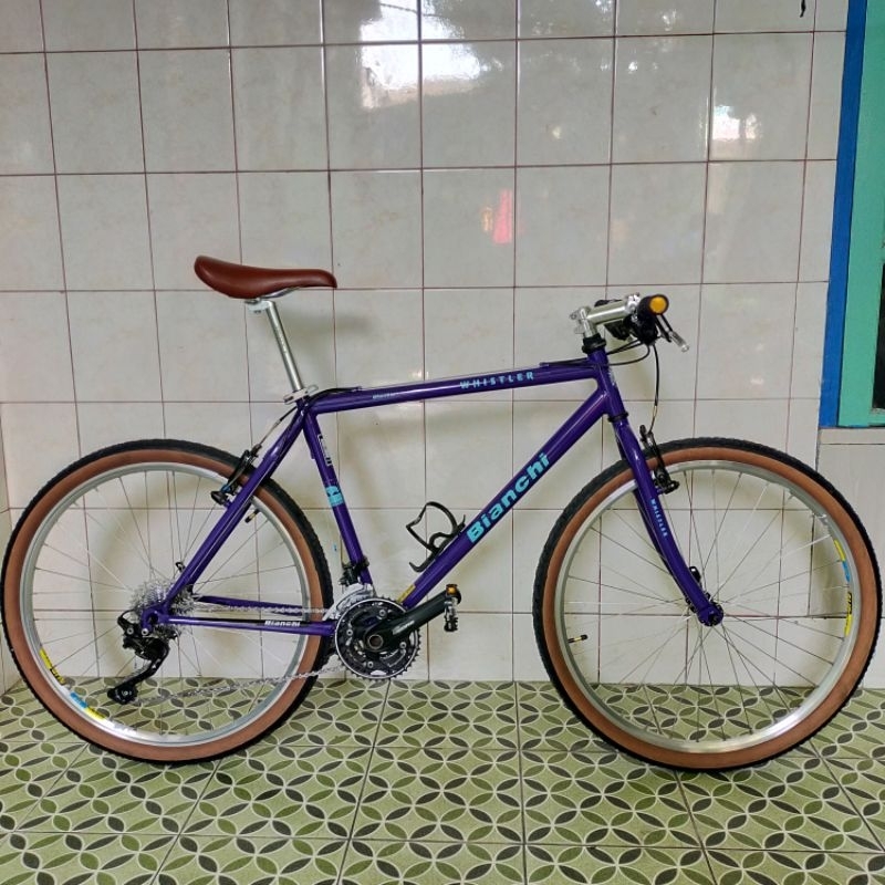 Jual MTB Vintage 26 Bianchi Whistler Size 18 Made in Italy Chromolly ...