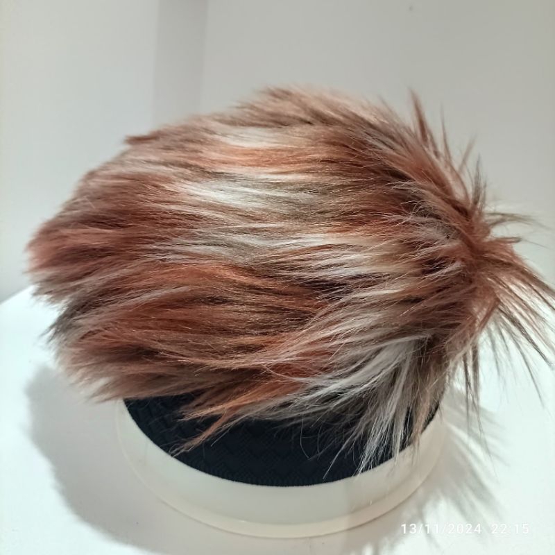 Jual Topi Rambut Palsu Cosplay Anime Topi Wig Pria Topi Bulu Viral ...