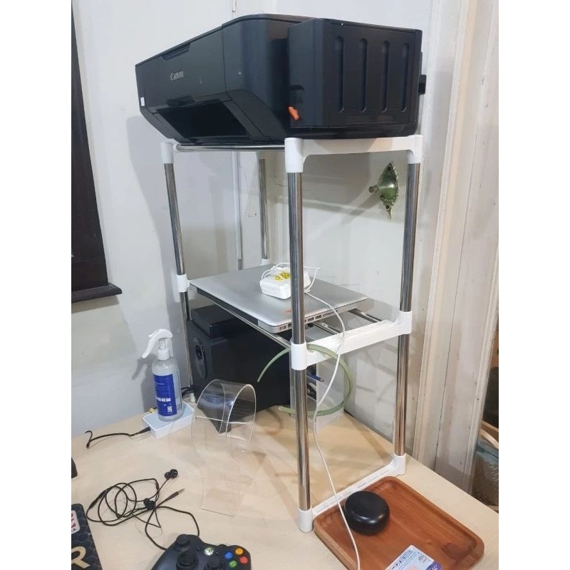Jual PROMO !! Rak Printer Besi Atas Meja Penyimpanan Scanner Laptop ...