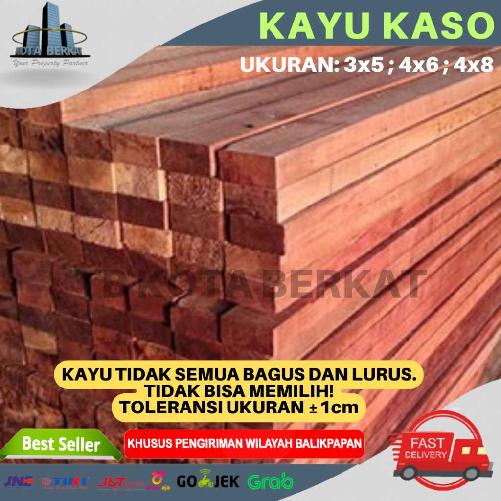 Jual KAYU KASO/ KAYU MERANTI / BALOK KAYU PERBATANG | Shopee Indonesia