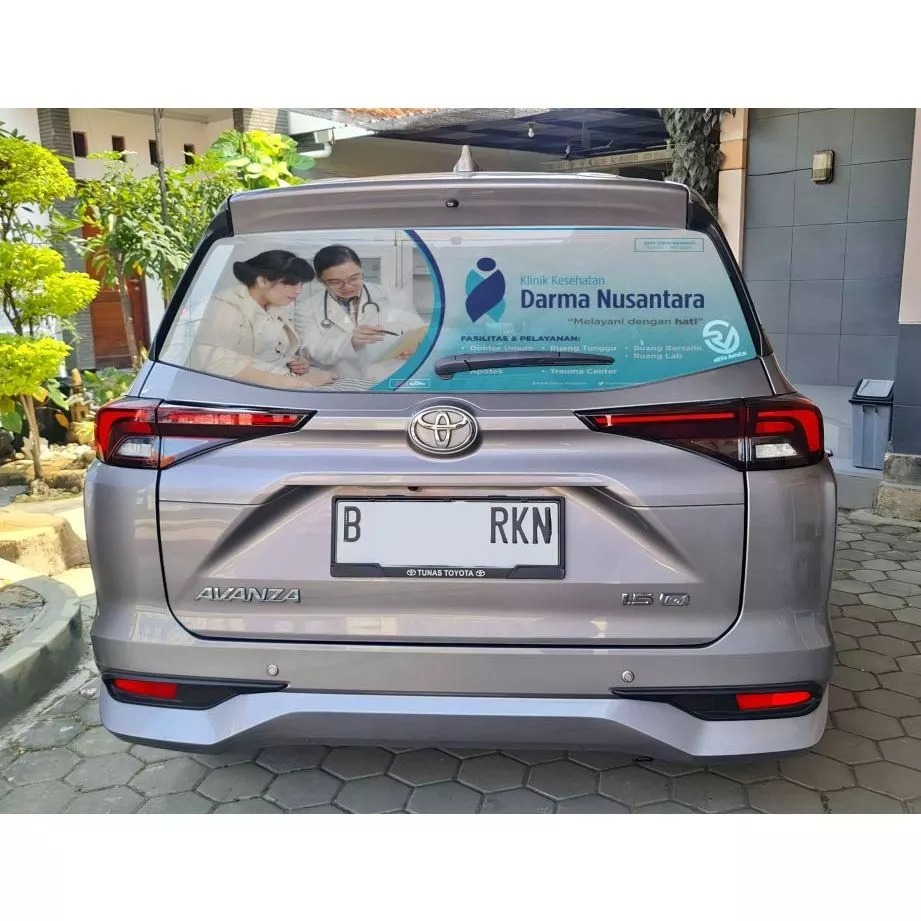 Jual Stiker Mobil One Way | Stiker Kaca Mobil One Way | Avanza | Xenia ...