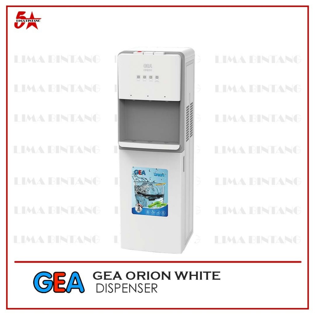 Jual GEA WATER DISPENSER GALON BAWAH ORION WHITE / GEA ORION WHITE ...