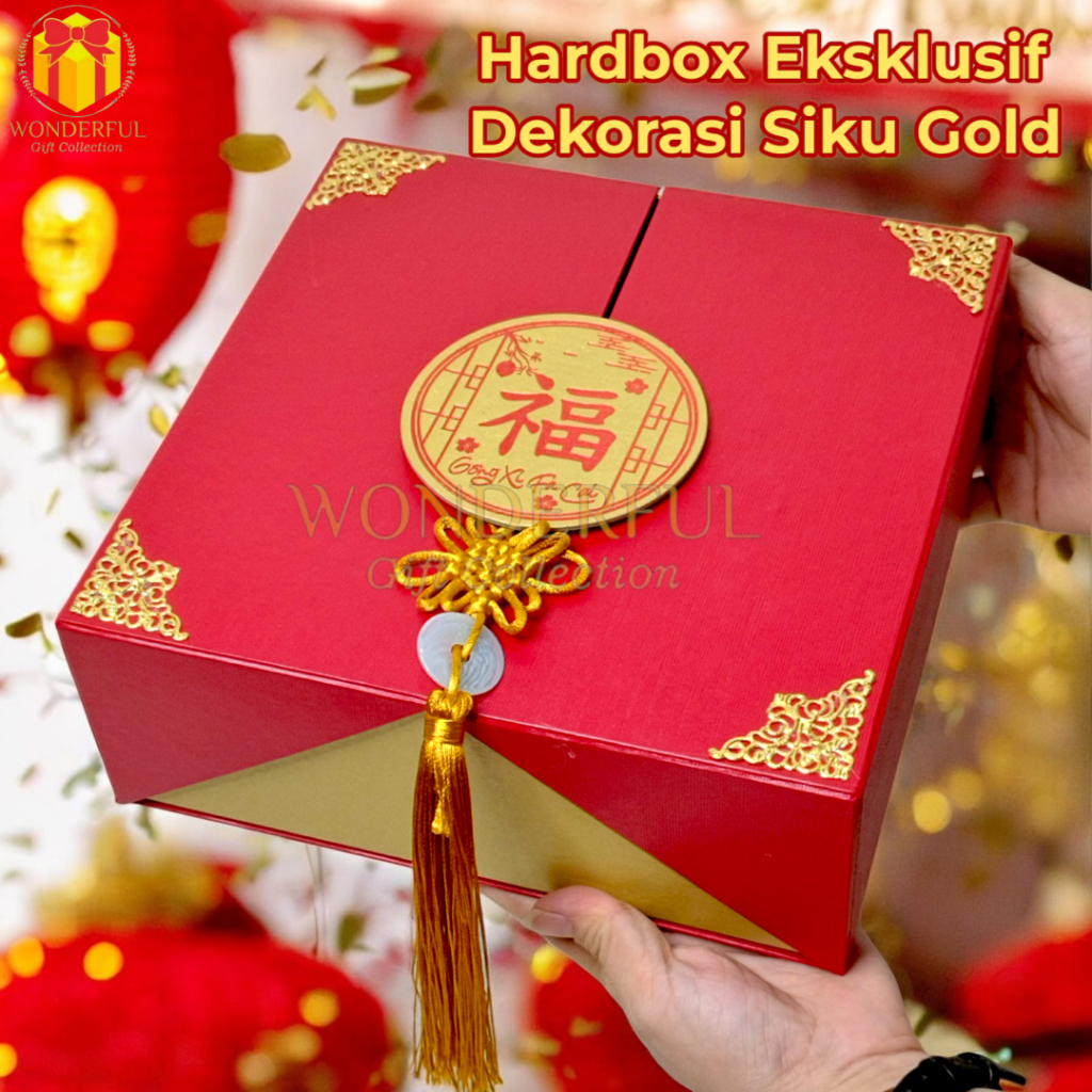 Jual Hardbox imlek Piramid Model Rumbai Bahan Wallpaper/Kotak Imlek ...