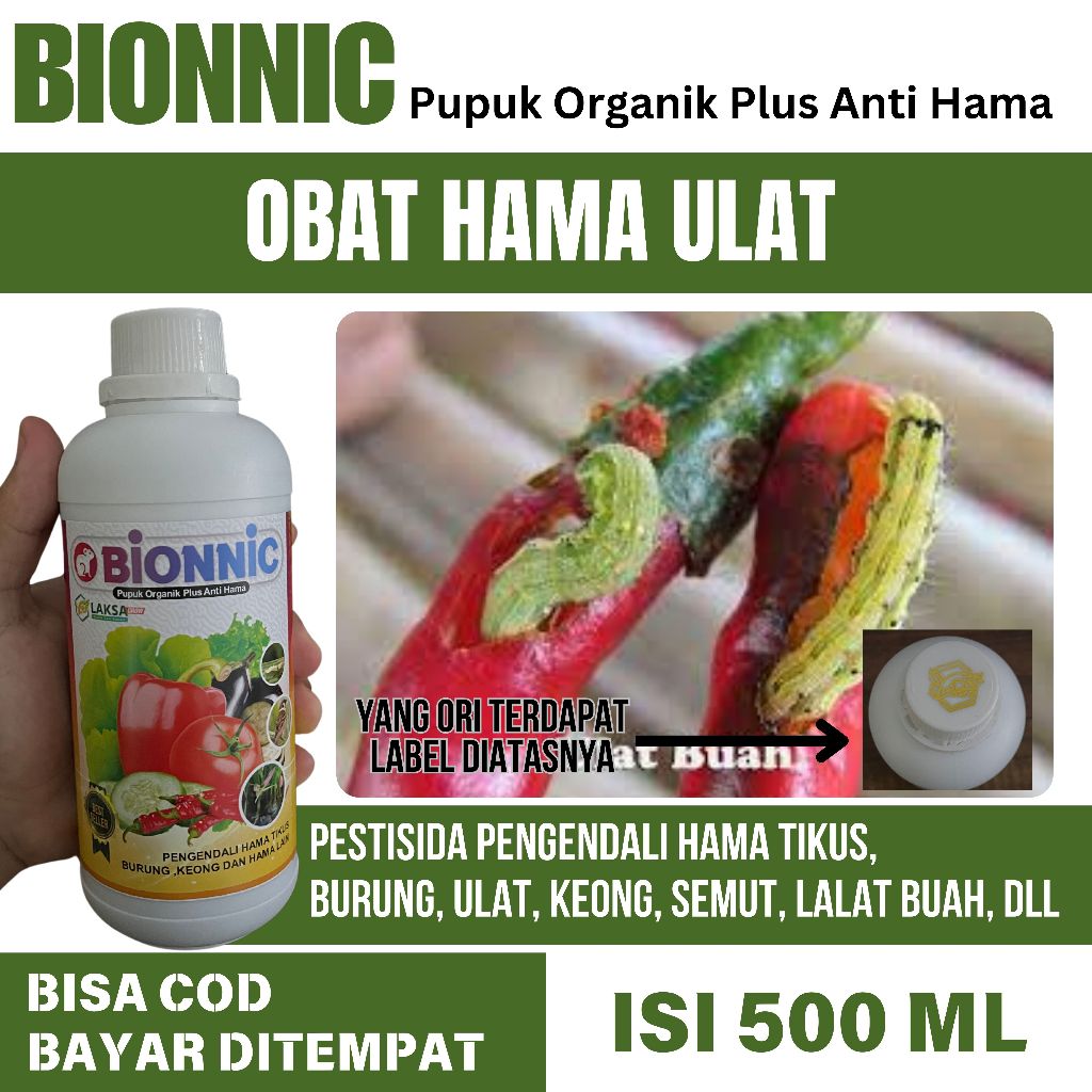 Jual OBAT HAMA ULAT PADI SUNDEP BELUK isi 500 ML BIONNIC - Obat Hama ...