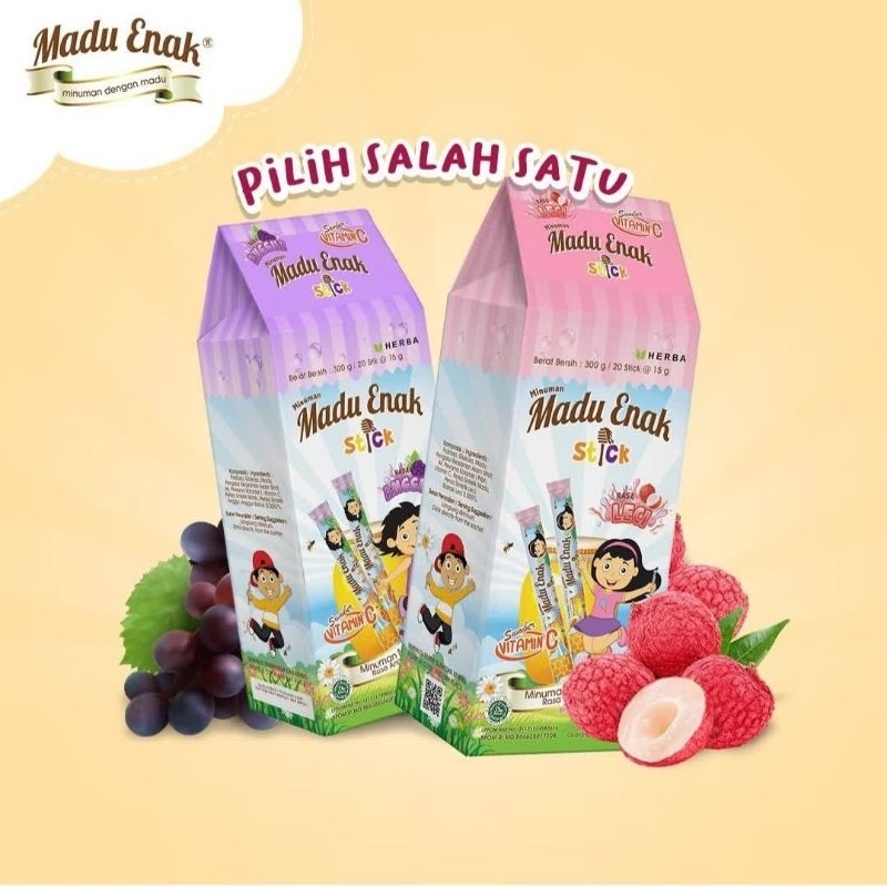 Jual MADU ENAK STICK 1 KOTAK 2O SACHET | Shopee Indonesia