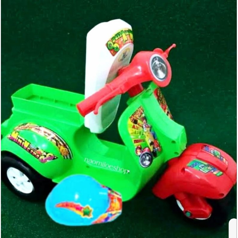 Jual Motor vespa mini mainan motor tunggang anak ride on / mainan ...