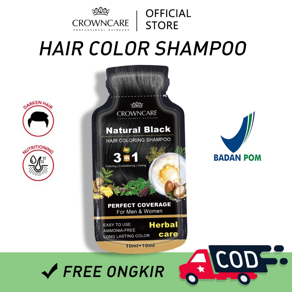 Jual Crowncare Bubble Hair Color Foam Cat Pewarna Rambut | Pewarna ...