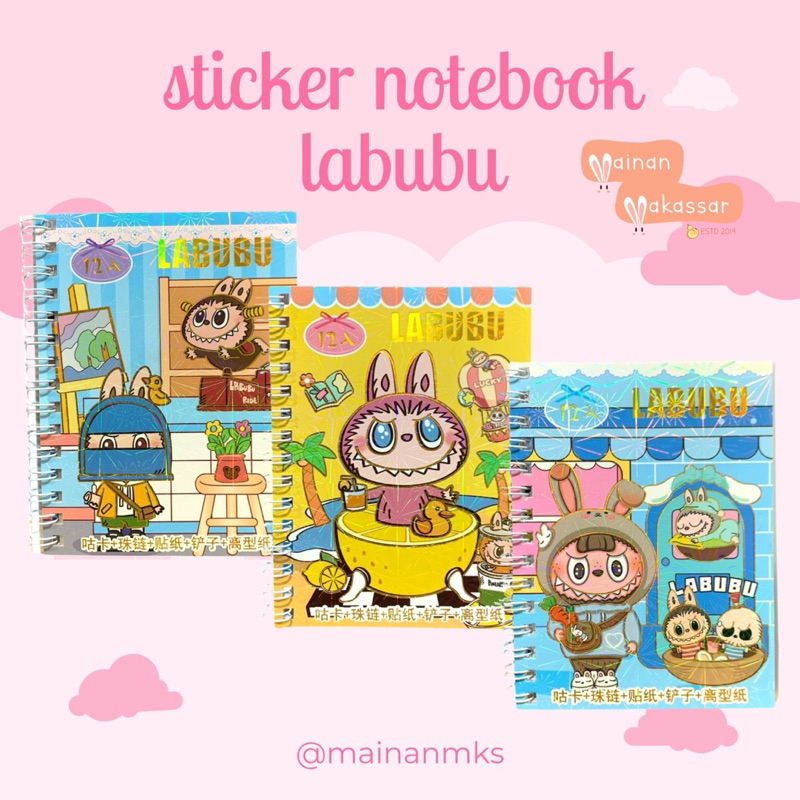Jual BUKU NOTEBOOK STICKER LABUBU | Shopee Indonesia