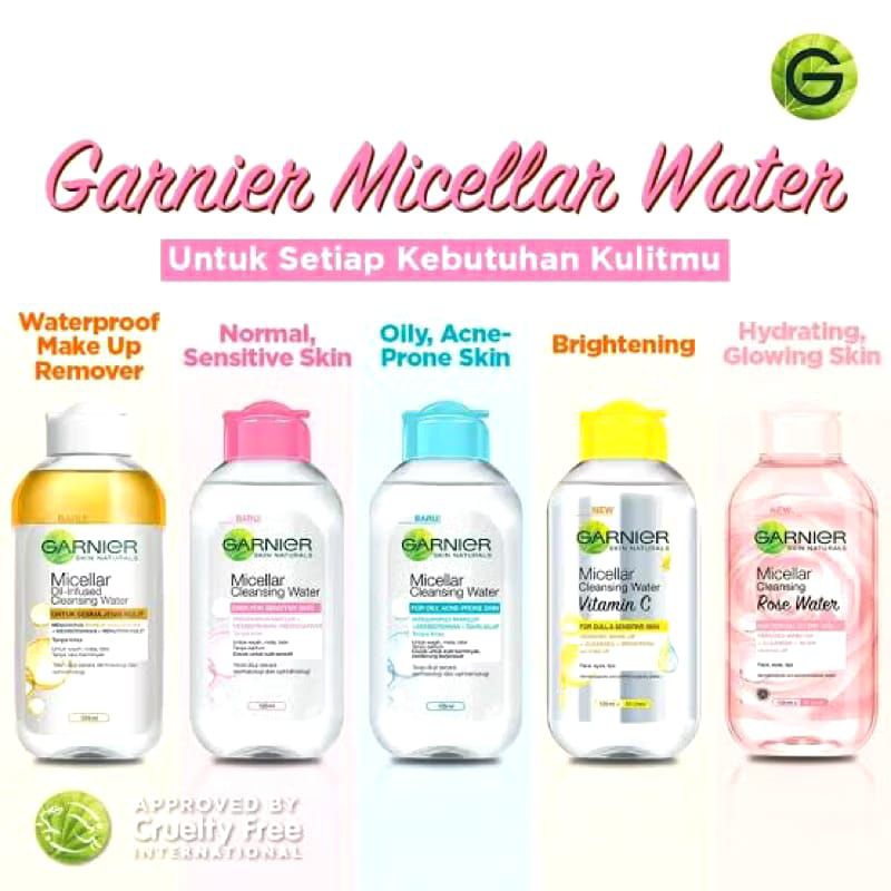 Jual Garnier Micellar Cleansing Water & Micellar Oil Infused Cleansing ...
