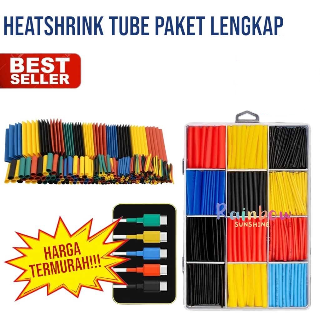 Jual Heatshrink BOX 560 Pcs Heat Shrink Tubing Selongsong Kabel Bakar ...