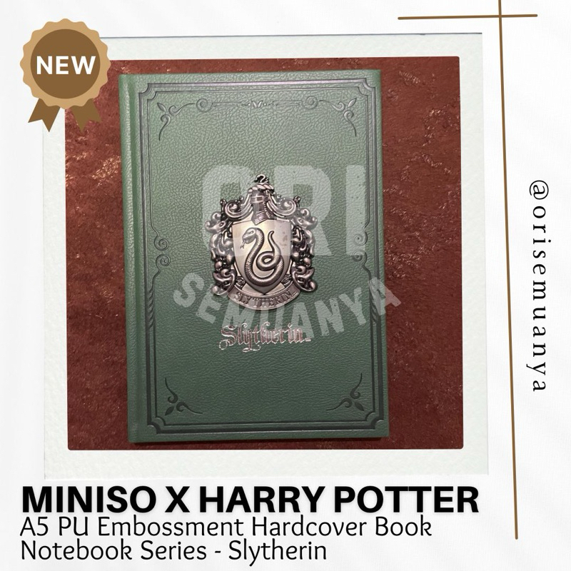 Jual (READY) Miniso x Harry Potter A5 PU Embossment Hardcover Book ...