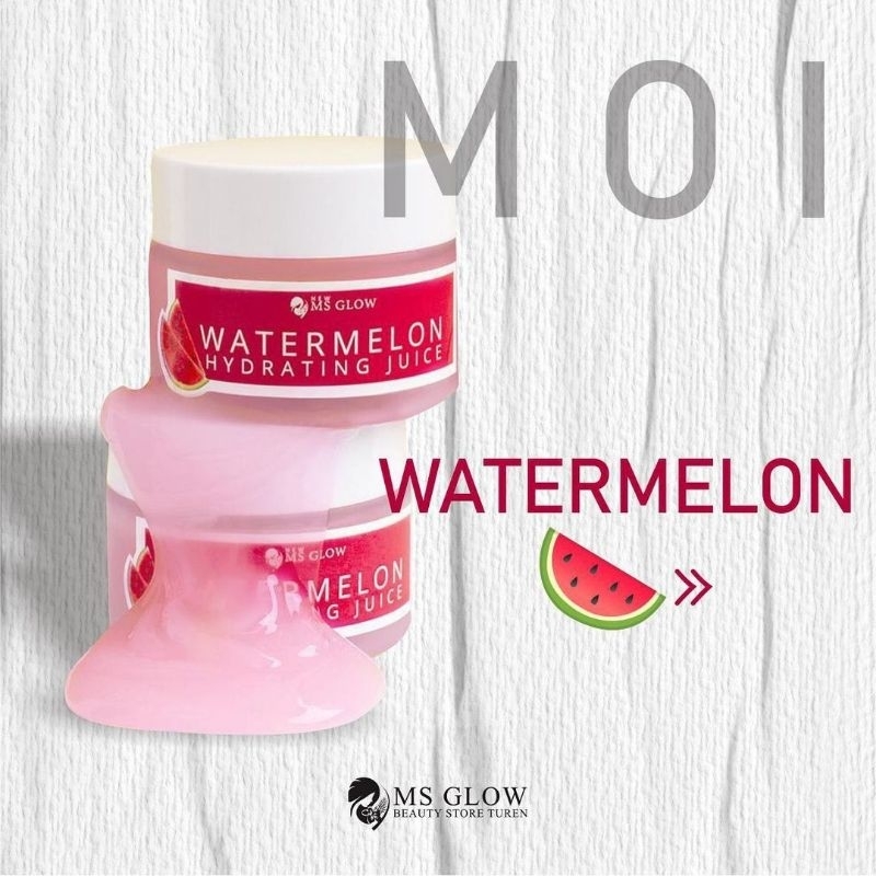 Jual ms glow moisturizer merah (water melon) | Shopee Indonesia