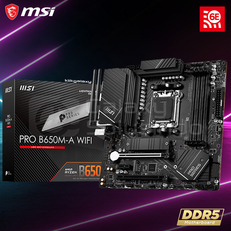 Jual MSI B650M-A PRO WIFI - AMD B650 AM5 Motherboard | Shopee Indonesia