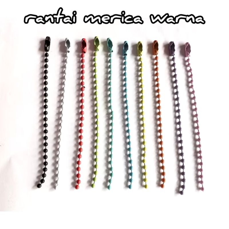 Jual rantai merica/rantai biji lada/mix warna/isi 10 | Shopee Indonesia
