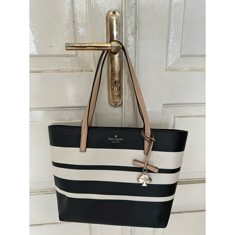 Jual Totebag kate spade original preloved jarang pakai, kondisi mulus ...