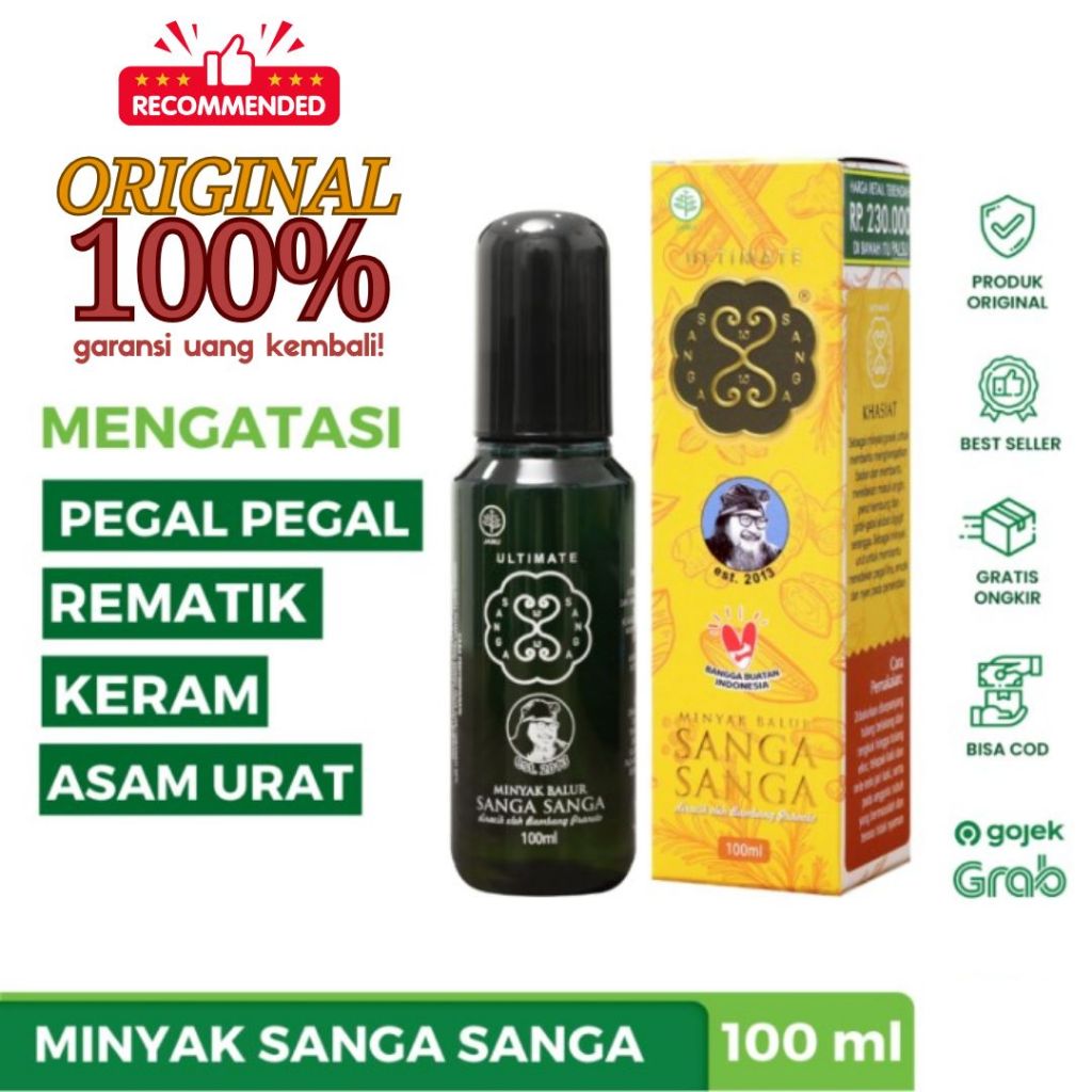Jual MINYAK SANGA SANGA ULTIMATE - Minyak Balur Healing Oil Bali 100ml ...