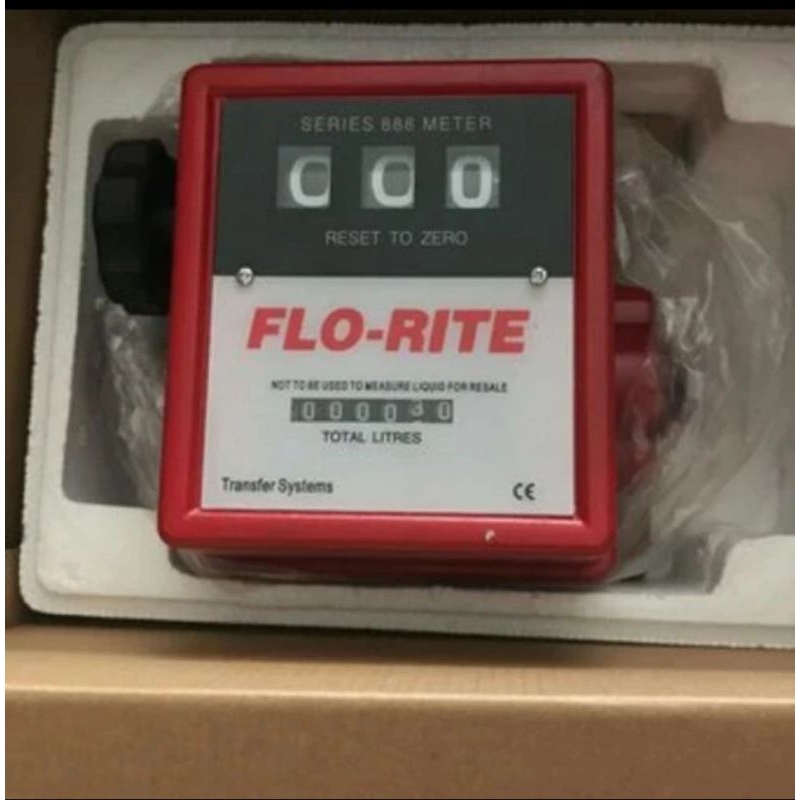 Jual Flow Meter Flo-Rite 3 digit 1"(inch) Drat Meteran Solar 1 inch 3 ...