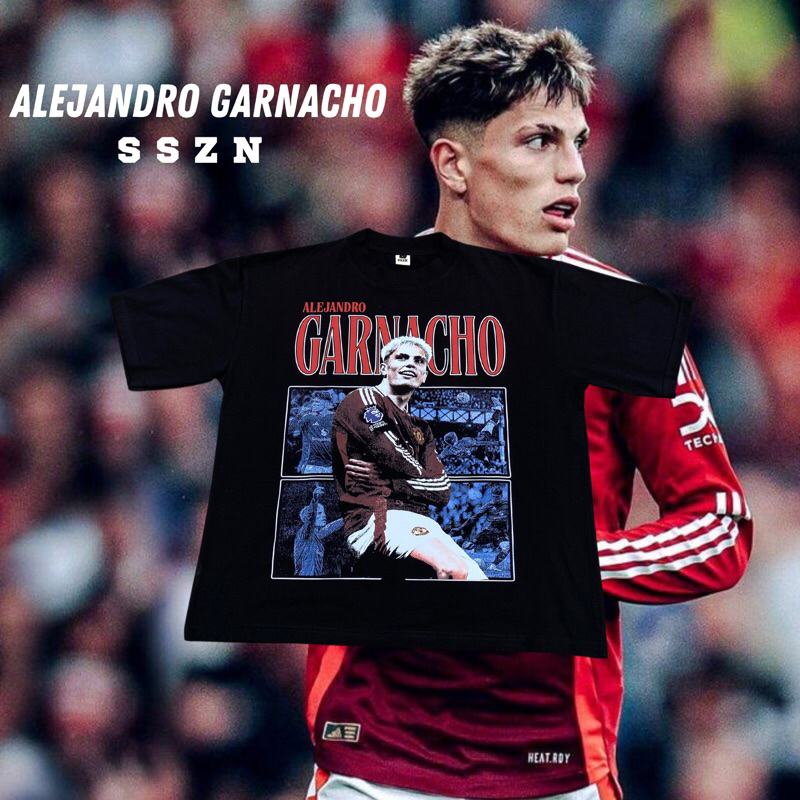 Jual Alejandro Garnacho SSZN Boxy Oversized tee | Shopee Indonesia