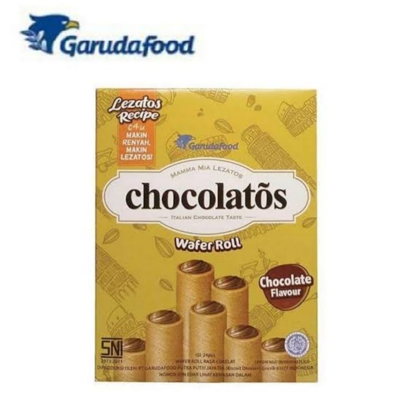 Jual Chocolatos wafer roll isi 24 psc | Shopee Indonesia