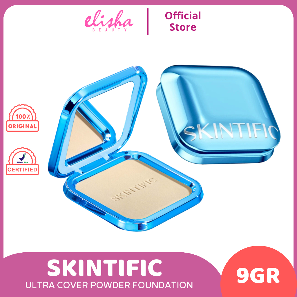 Jual SKINTIFIC - Ultra Cover Powder Foundation | Shopee Indonesia