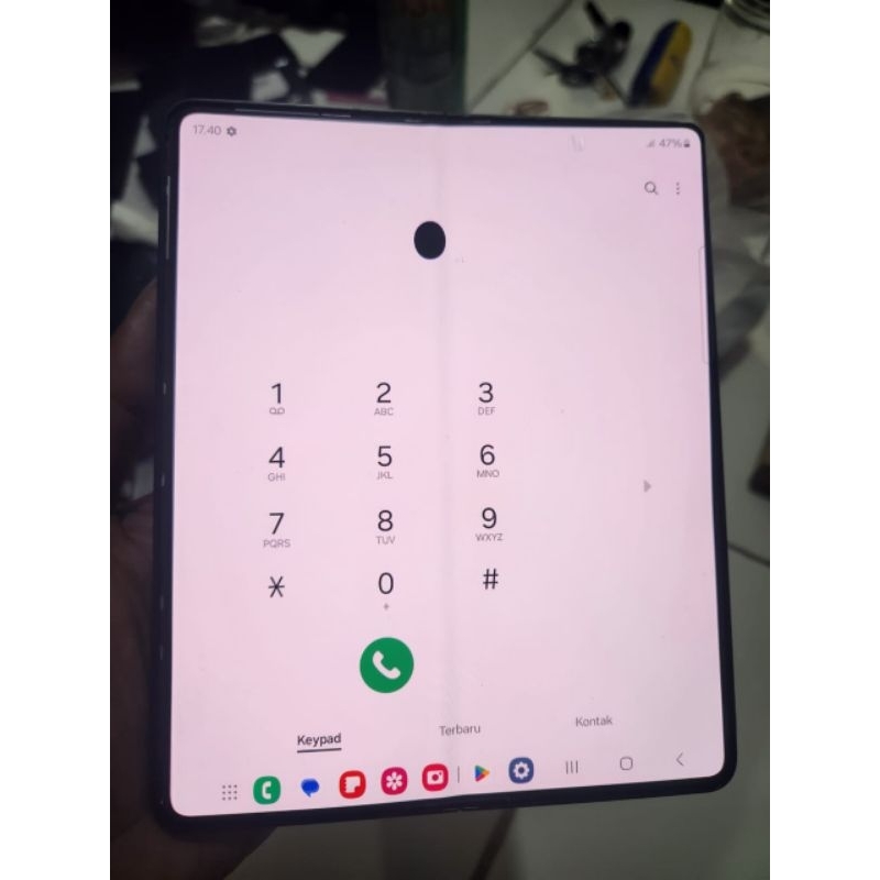 Jual JUAL LCD COPOTAN SAMSUNG Z FOLD 3 HANYA TOMPEL MANIS DI TENGAH ...