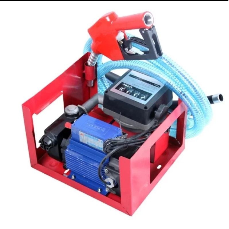 Jual Pompa transfer Bensin explosion proof Pompa + Flow meter 1 set ...