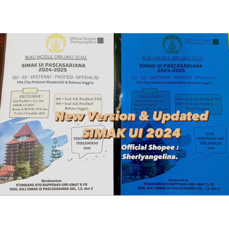 Jual Buku Modul Soal 2024 SIMAK UI Pascasarjana (S2-S3-PPDS) | Shopee ...
