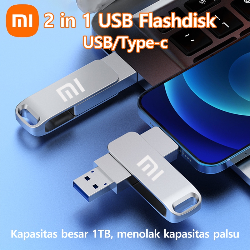 Jual 【U202】Flashdisk Logam Type-C Kecepatan Tinggi: 128GB/256GB/512GB ...