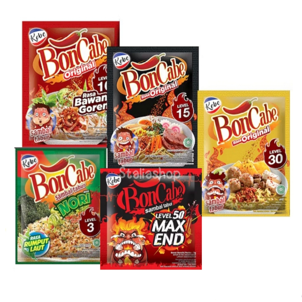 Jual PROMO Bubuk BonCabe Sachet level 10 15 30 | Shopee Indonesia