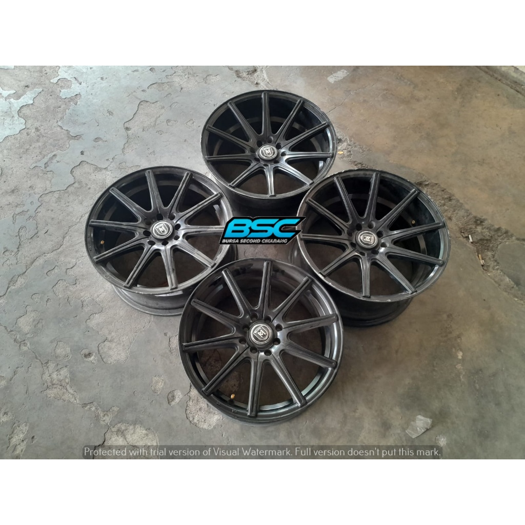 Jual Velg Racing Celong Bekas R17 Milano Pcd 4x100 4x114 Ring 17 Buat ...