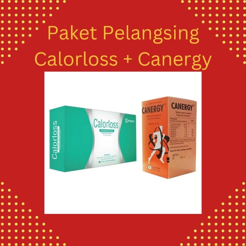 Jual PROMO!!! Paket Pelangsing Calorloss dan Canergy | Shopee Indonesia