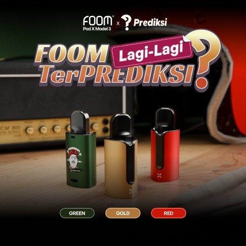 Jual Foom Pod X Model 3 Prediksi Gold Edition + Foom Salt Nic 15ML by ...