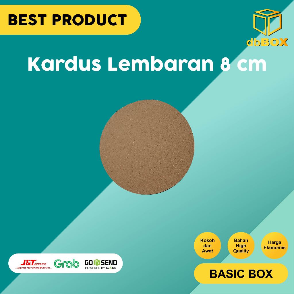 Jual (10pcs ) Kardus Lembaran Bentuk Bulat Lingkaran | Shopee Indonesia