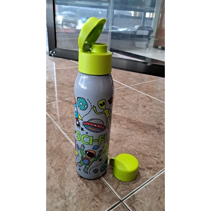 Jual Fancy bottle tupperware Botol lucu 500 ml,dapat 2 tutup botol free ...