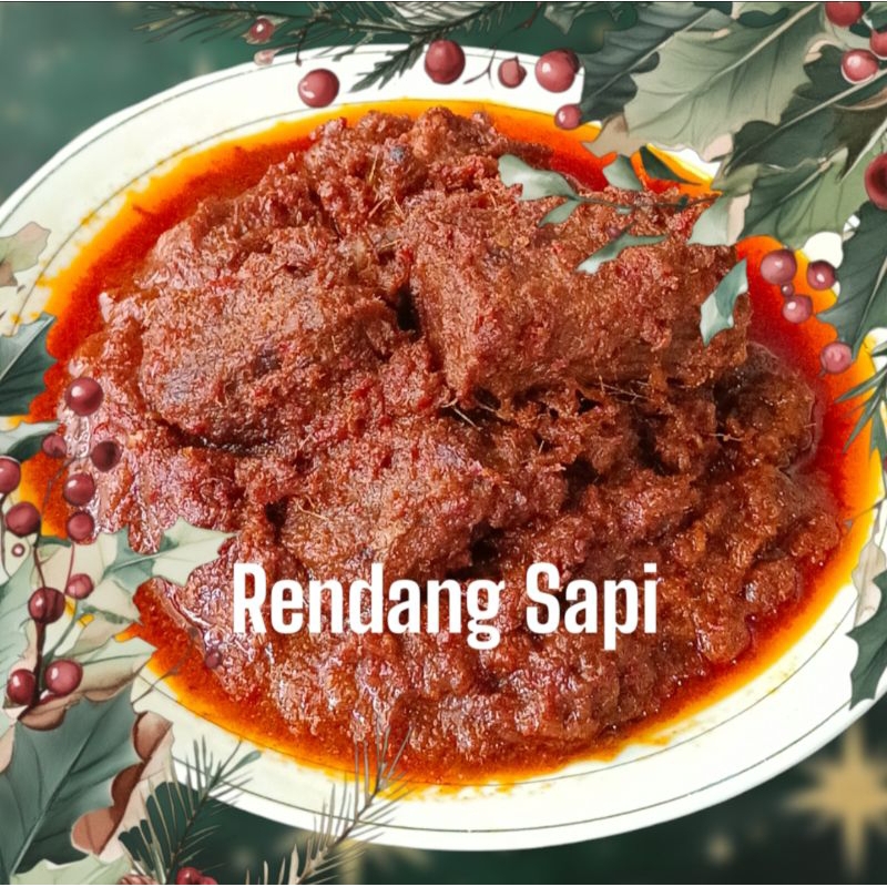 Jual Rendang Sapi Khas Minang berat 250 gram isi 5 potong daging | Shopee Indonesia