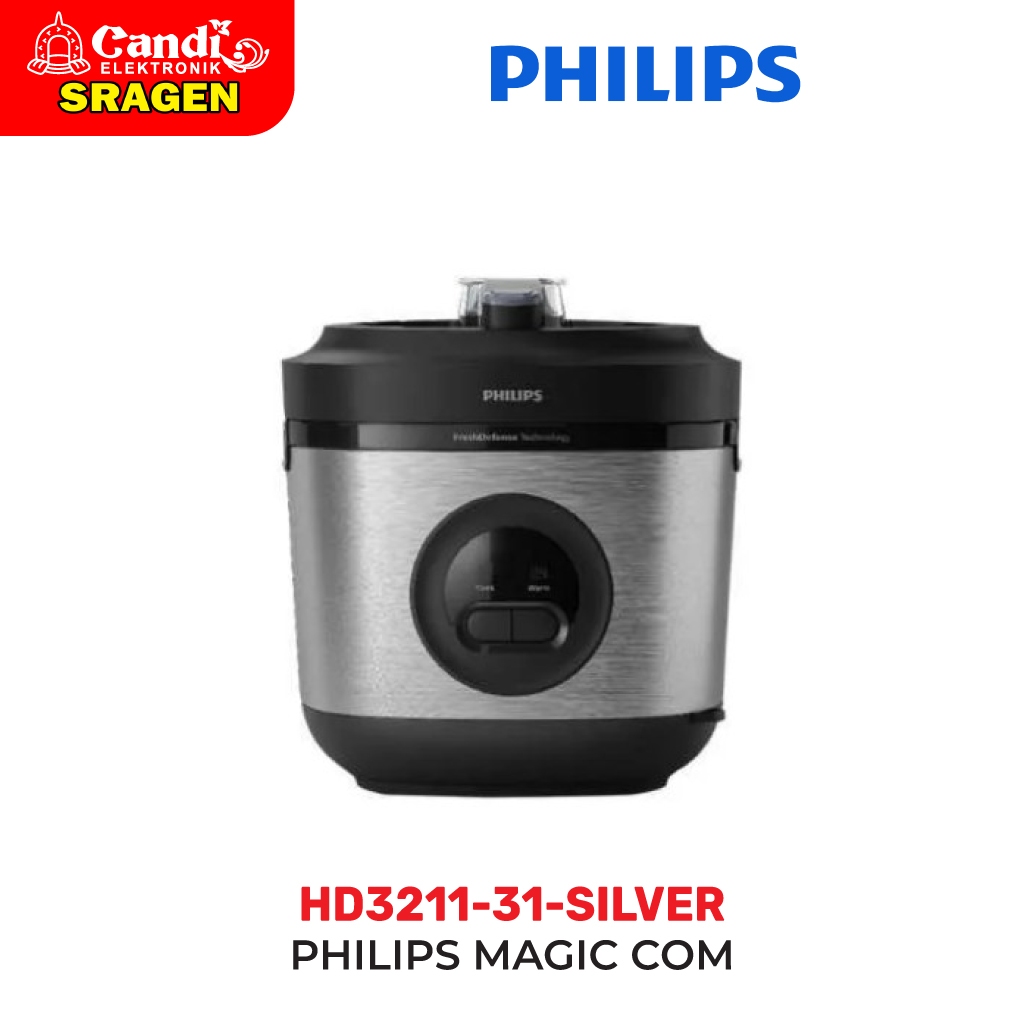 Jual PHILIPS magic Com 1,8 Liter Stainless Steel - HD3211-31-SILVER ...