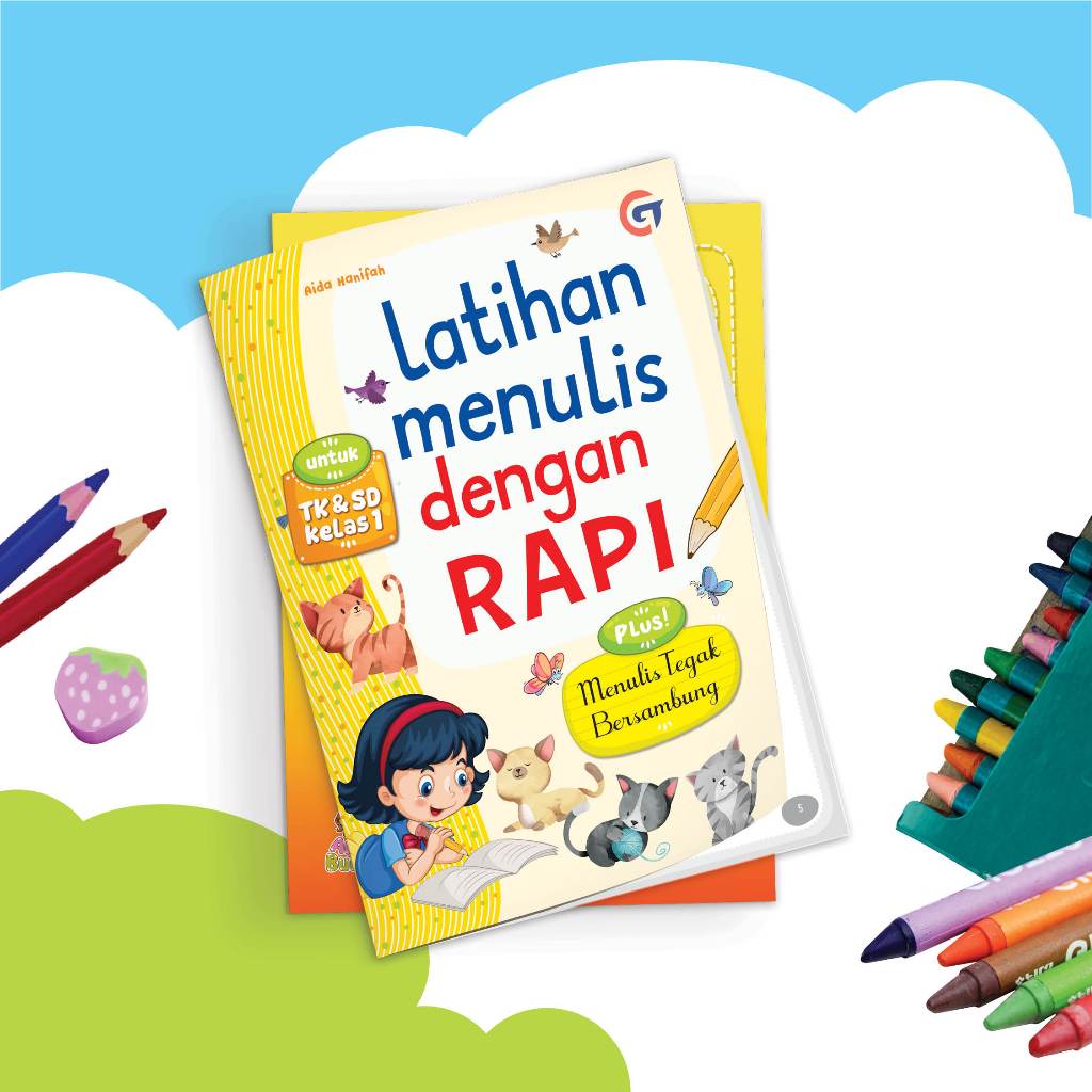 Jual BUKU LATIHAN MENULIS DENGAN RAPI untuk TK & SD Kelas 1, PLUS ...