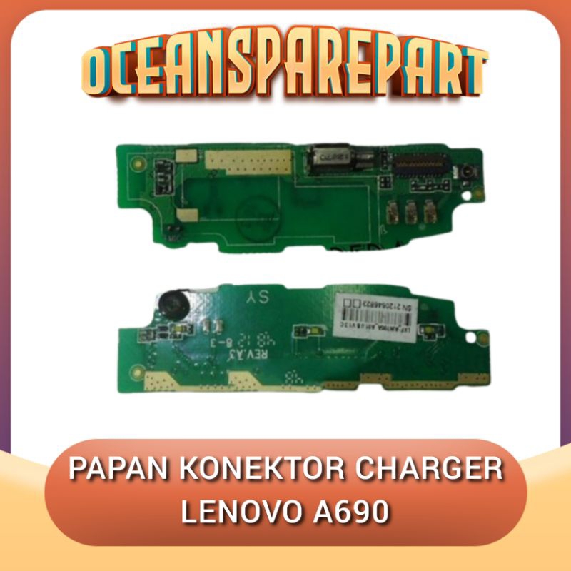 Jual BOARD PAPAN KONEKTOR CONEKTOR CHARGER LENOVO A690 PLUG IN MIC | Shopee Indonesia