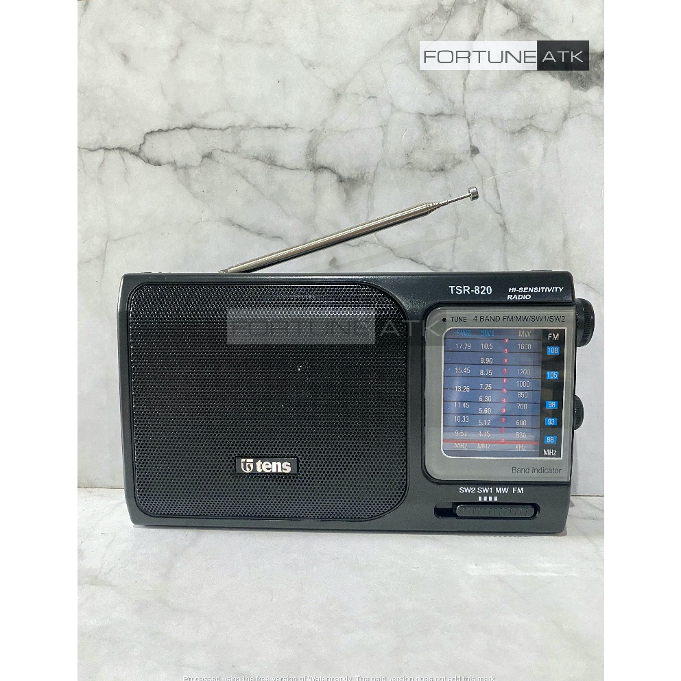 Jual RADIO TENS 820 | RADIO MENGGUNAKAN KABEL DAN BATERAI | Shopee ...