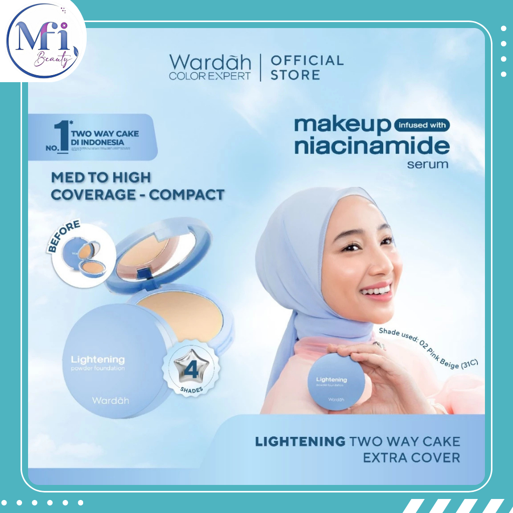 Jual MFI - NEW PACKAGING WARDAH LIGHTENING POWDER FOUNDATION EXTRA ...
