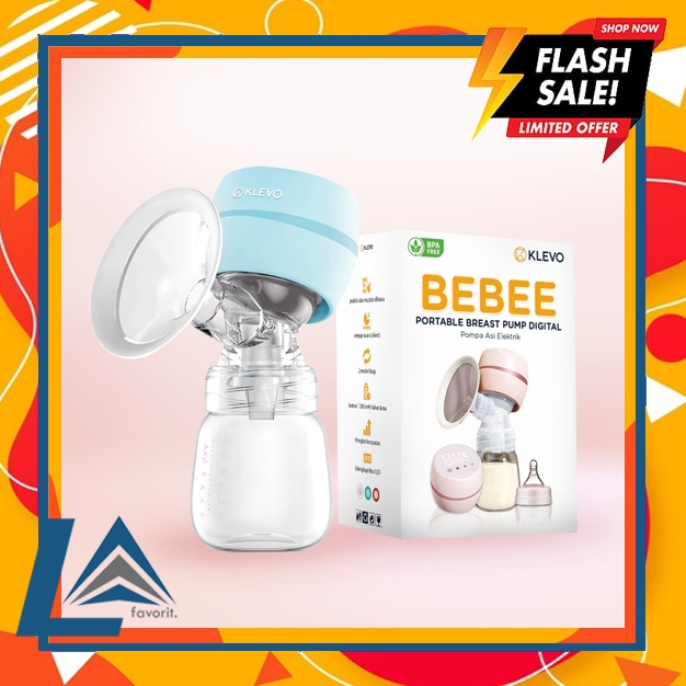 Jual KLEVO BEBEE Pompa Asi Elektrik Portable Tidak Sakit Daya Hisap ...