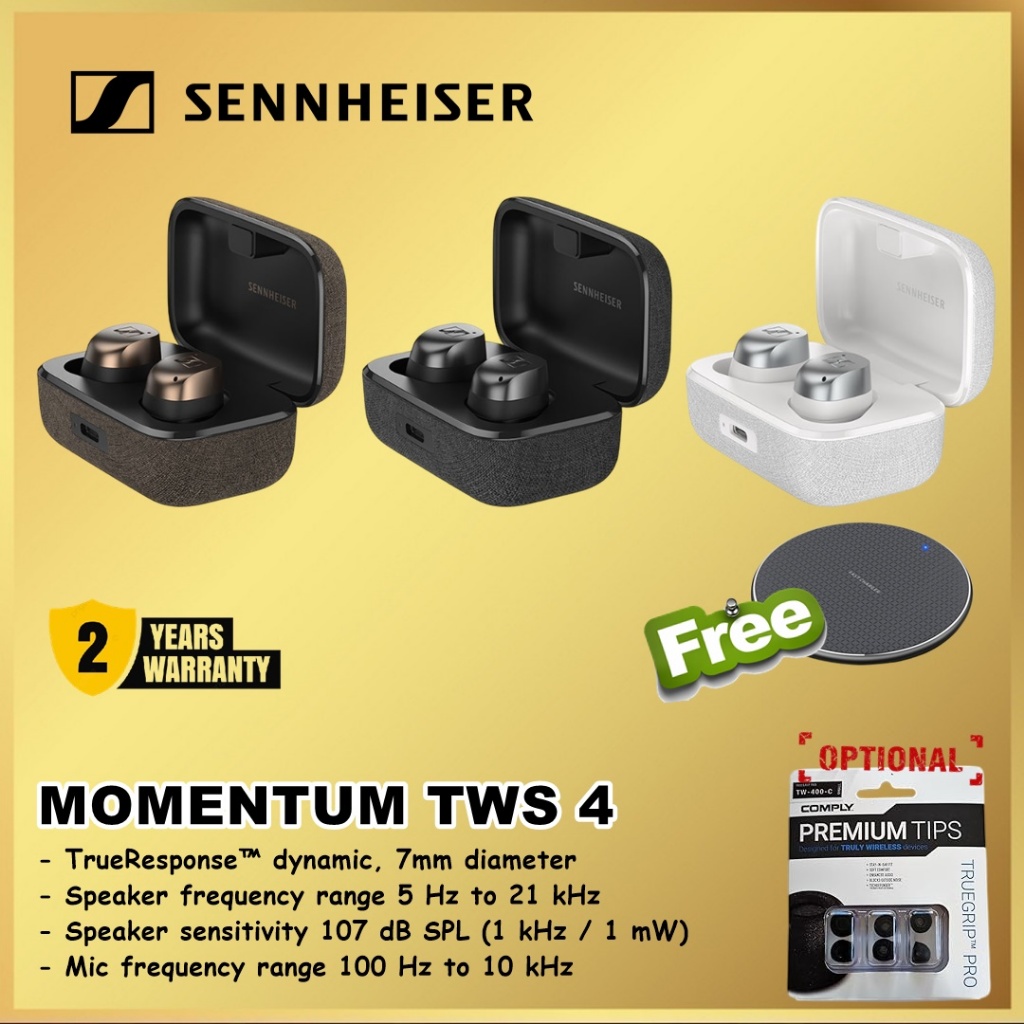 Jual Sennheiser Momentum True Wireless 4 TWS 4 TWS4 MTWS4 ANC Earphones Earbuds | Shopee Indonesia