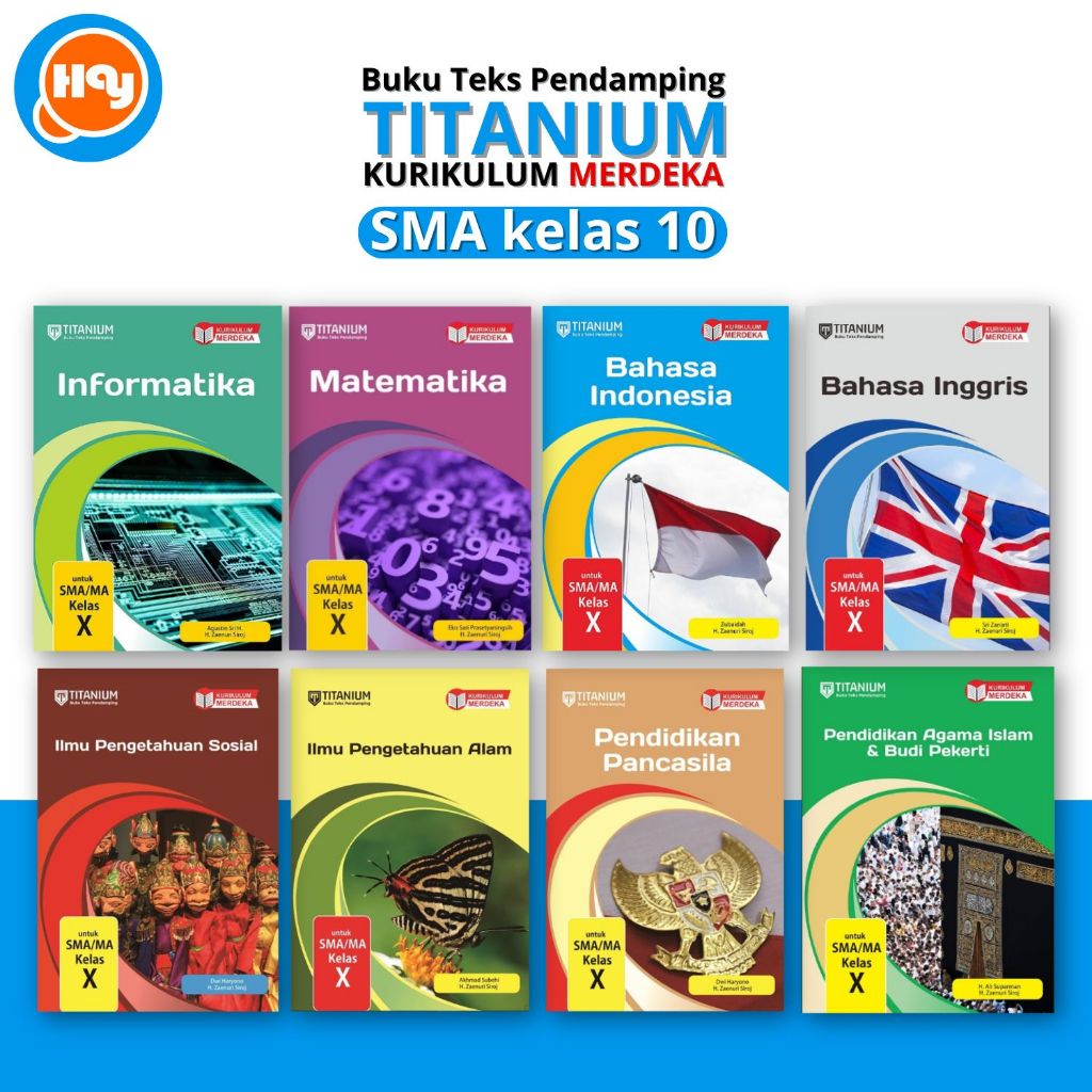 Jual Buku Kurikulum Merdeka Kelas 10 SMA | TITANIUM: Buku Teks Pendamping, IPS,IPA,Pendidikan ...