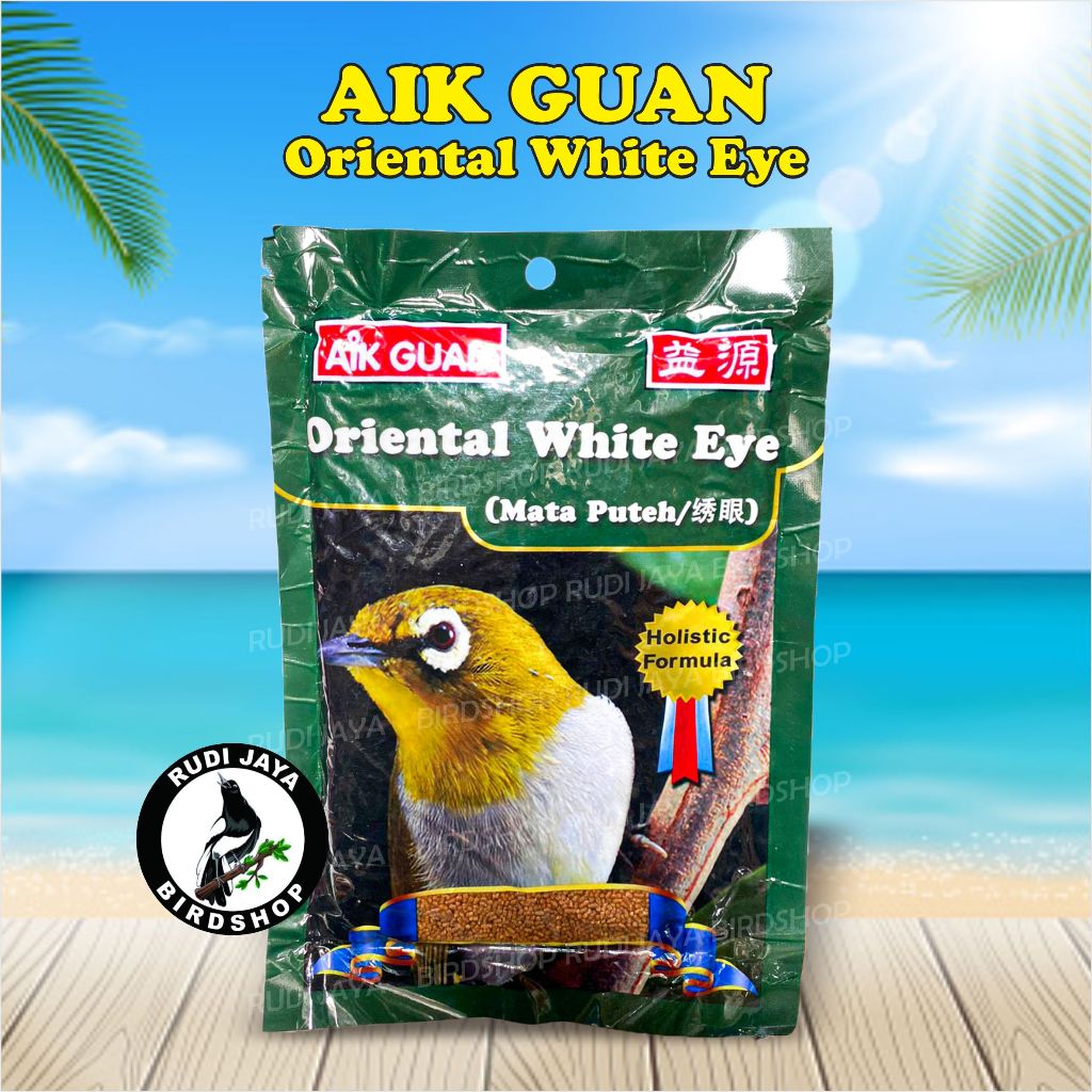 Jual AIK GUAN 220 GRAM AIKGUAN ORIENTAL WHITE EYE VOER PAKAN MAKANAN ...