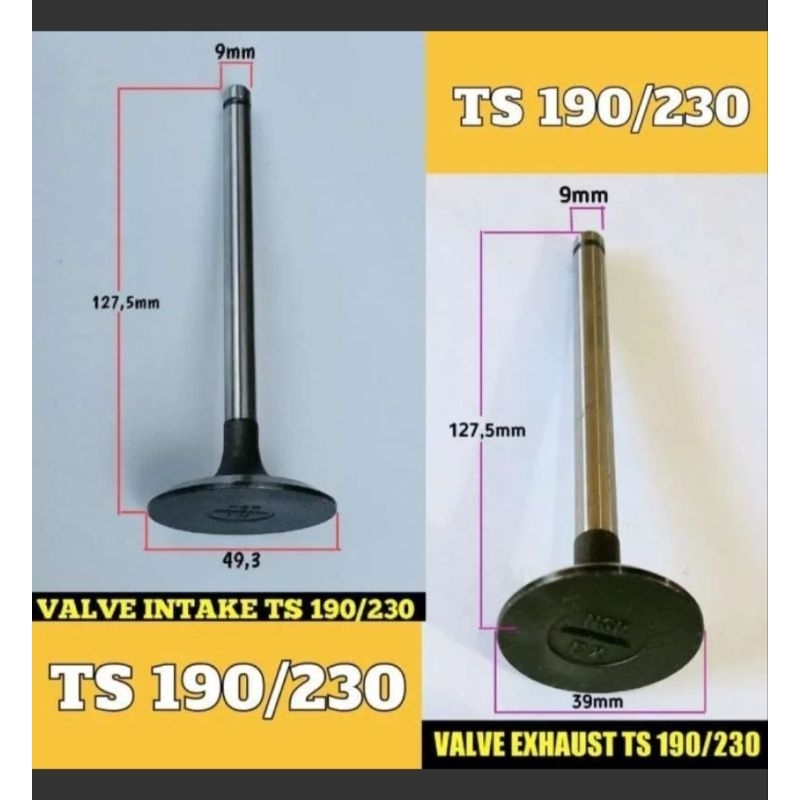 Jual TS 190 - TS 230 KLEP MESIN DIESEL YANMAR ( 23 PK ) | Shopee Indonesia