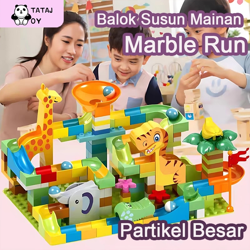Jual Tatajoy Marble Run Building Blocks—Balok Susun Mainan Anak 3D Maze ...